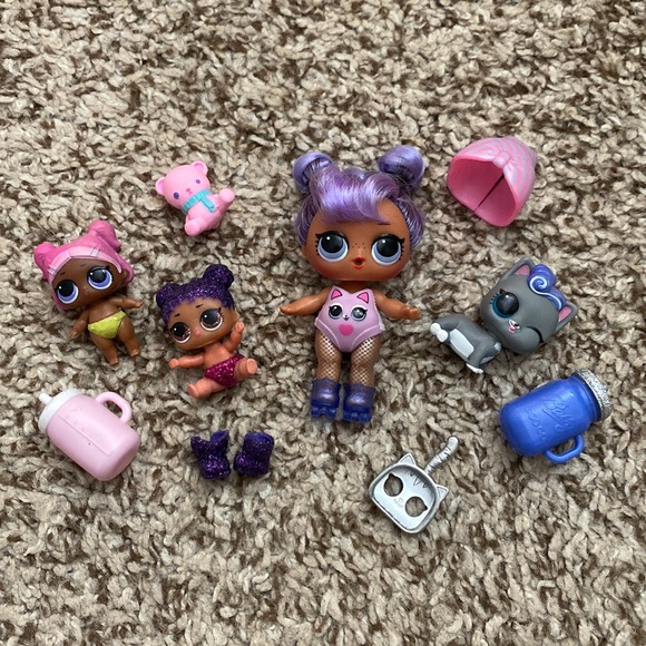 L.O.L. Surprise! | Toys | Lol Surprise Doll Baby Sisters And Pet Toy ...
